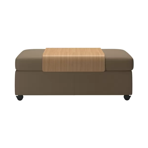 Stressless Double Ottoman With Table – Lenleys